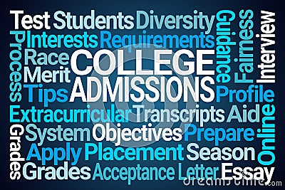 College Admissions Word Cloud Royalty-Free Stock Photo | CartoonDealer ...