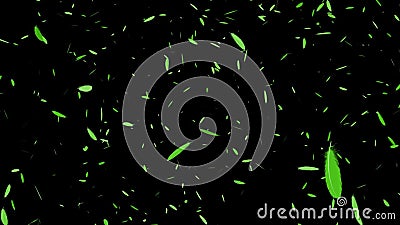 Color Feather Falling Particles Motion Graphics Stock Video - Video of ...