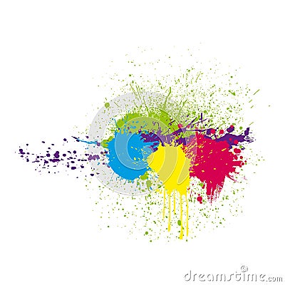 Color Ink Splatter Royalty Free Stock Photography - Image: 11993677