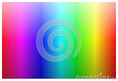 Color Palette With Every Hue Vector Illustration | CartoonDealer.com ...