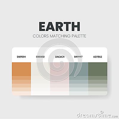 Earth Color Palette Or Color Schemes Are Trends Combinations And ...