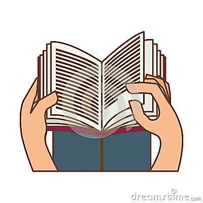 Color Person Reed The Book Icon Royalty-Free Illustration ...