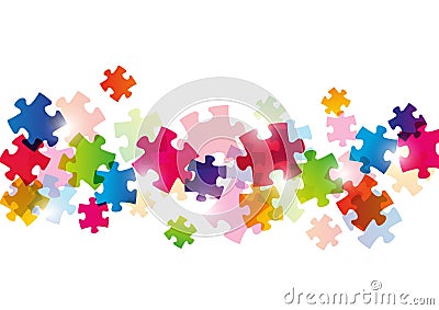 Color Puzzle Background Vector Illustration | CartoonDealer.com #33721508