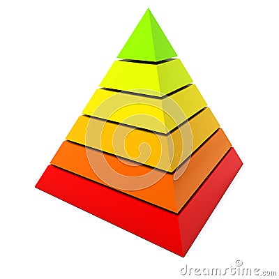 Color Pyramid Diagram Royalty-Free Stock Photo | CartoonDealer.com ...