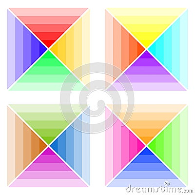 Color Schemes, A Palette Of Colors Royalty-Free Cartoon | CartoonDealer ...