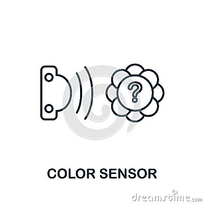 Color Sensor Icon. Simple Element From Sensors Icons Collection ...