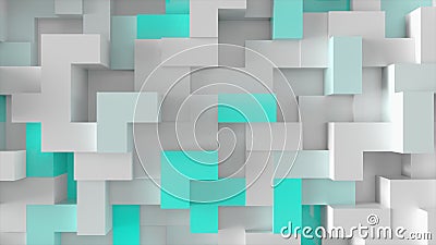 Color shifting blocks. stock video. Video of gray, geometry - 160329323