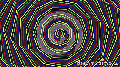 Color Spin Decagon Simple Flat Geometric on Dark Grey Black Background ...