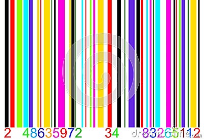 Colored Bar Code Stock Images - Image: 2512354
