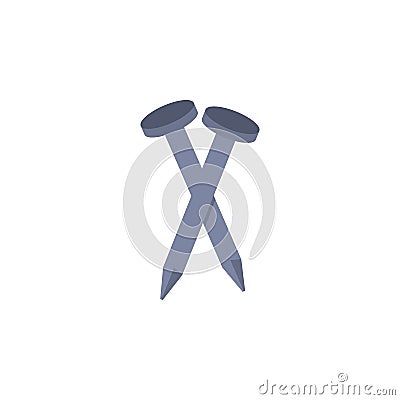 Colored Building Nails Illustration. Element Of Construction Tools For ...
