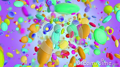 Colored Candy Explosion in 4K Stock Video - Video of impact, awesome ...