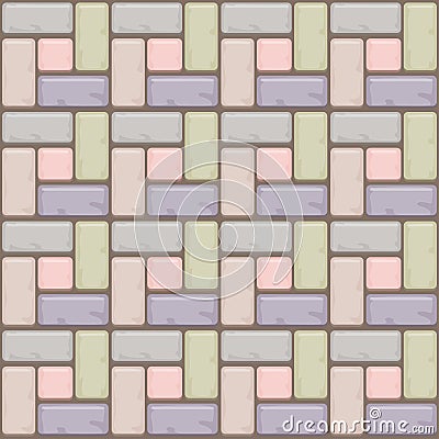 Colored Concrete Paving Slabs Surface. Seamless Texture Backgrounds ...