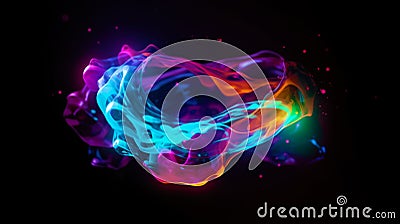 Colored Energies, Vibrations Of The Sound Of Music, Light Waves Royalty ...