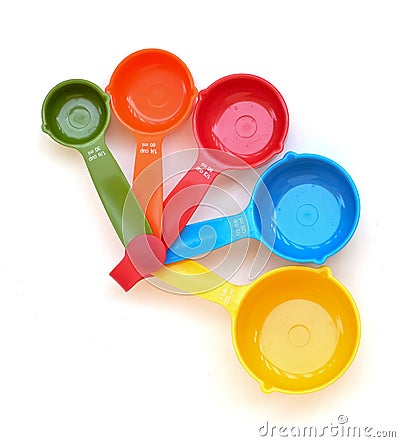 Colored Measuring Cups Royalty Free Stock Photography - Image: 27360407