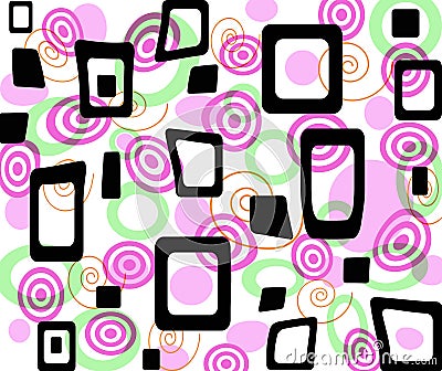 Colored Op-art Royalty-Free Illustration | CartoonDealer.com #2500320