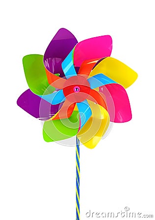 Colored Pinwheel Stock Photo - Image: 9960790