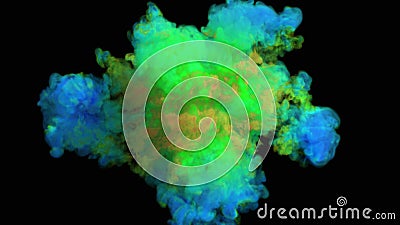 Colored Smoke Explosion in 4K Stock Footage - Video of action ...