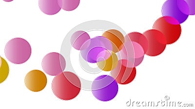Colorful Balls Bouncing from the Ground - Seamless Loop Animation Stock ...