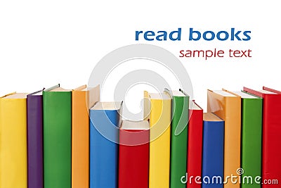 Colorful Books Border Stock Photos - Image: 8685083