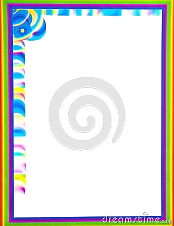 Colorful Border/Frame Stock Photo | CartoonDealer.com #6339768