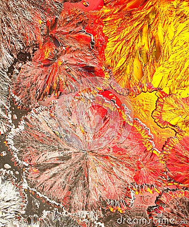 Colorful Citric Acid Crystals Stock Image - Image of crystallised ...