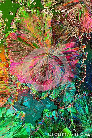 Colorful Citric Acid Crystals Stock Image - Image of crystallised ...