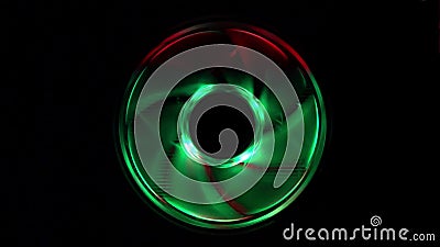 Colorful Computer Cooling Fan Spinning Stock Footage - Video of ...