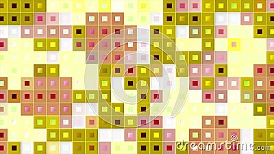 Colorful Computer Squares Blink and Appear. Motion. Colorful Squares ...