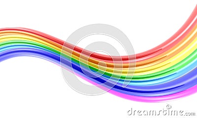 Colorful Curves Wave Stock Image - Image: 2279201