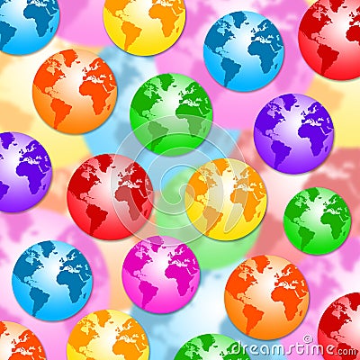 Colorful Earth Royalty Free Stock Photo - Image: 27745915