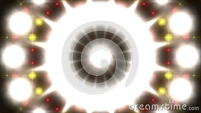 Colorful Flashing Lights, Loop Stock Video - Video of merry ...