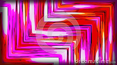 Colorful Lines in Corner Pattern. Motion. Zigzag Pattern with Colorful ...