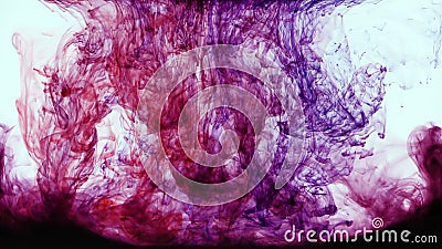 Colorful Paint Ink Drops Splash in Underwater in Water Pool Stock ...