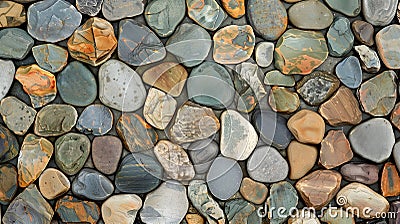 Colorful Pebble Stone Path Texture Background Royalty-Free Stock ...