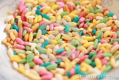 Colorful Rainbow Cereal Stock Photo - Image: 54038253