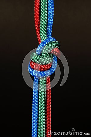 Colorful Rope Knot Stock Photography - Image: 21027562