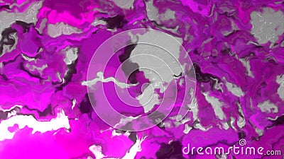 Colorful Spots Move in Abstract Fluid Pattern. Motion. Animation of ...