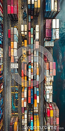 Colorful Stacked Rectangular Blocks Structure Stock Image ...