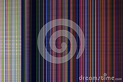 Colorful Stripes on a Broken LCD TV Screen Stock Image - Image of ...