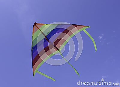Colorful Triangle Kite Stock Photo - Image: 13419050