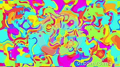Colorful Trippy Psychedelic Background - Loop Abstract Hallucination ...