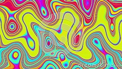 Colorful Trippy Psychedelic Background - Loop Abstract Hallucination ...