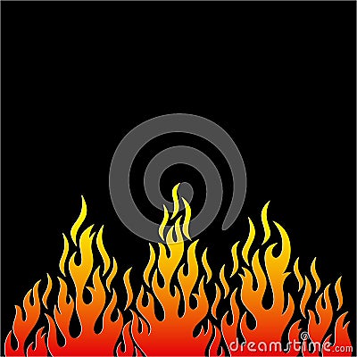 Colorful Vector Fire Flame Design | CartoonDealer.com #86248890