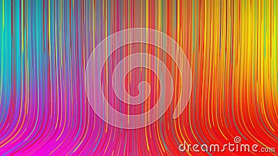 Colorful Waterfall Stage Background Loop. Juicy Dynamic Cascade Falling ...