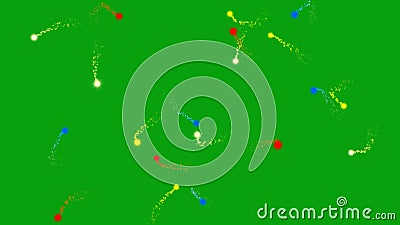 Colour Fireflies Green Screen Motion Graphics Stock Video - Video of ...