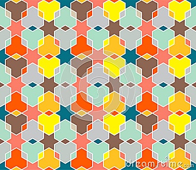 Coloured Star Pattern Royalty Free Stock Photos - Image: 27371568