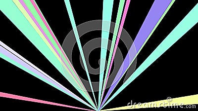 Colourful Light Rays Motion Graphics with Night Background Stock Video ...