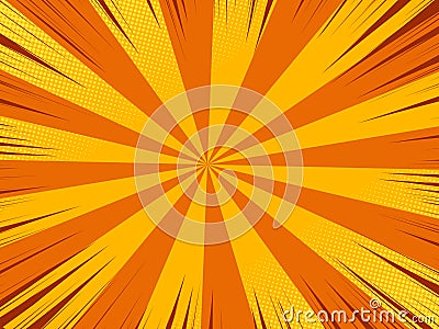 Comic Book Background, Halftone Texture Pattern Vector Illustration ...