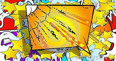 4k Animated Comics Moving, Changing Elements, Wallpapers. Retro Pop Art ...