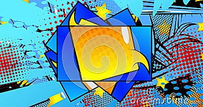 4k Animated Comics Moving, Changing Elements, Wallpapers. Retro Pop Art ...